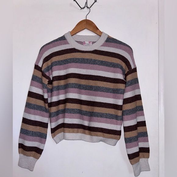 Pink Republic | Sweaters | Pink Republic Striped Sweater | Poshmark